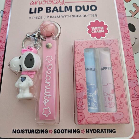 Celavi | Makeup | Peanuts Snoopy X Clavi Lip Balm Duo Vanilla Apple ...